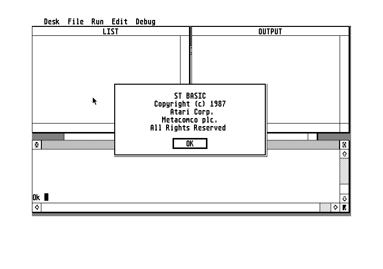 ST Basic (1987)(Atari Corp.) - ROMs Atari ST - Atari ST - Applications ...